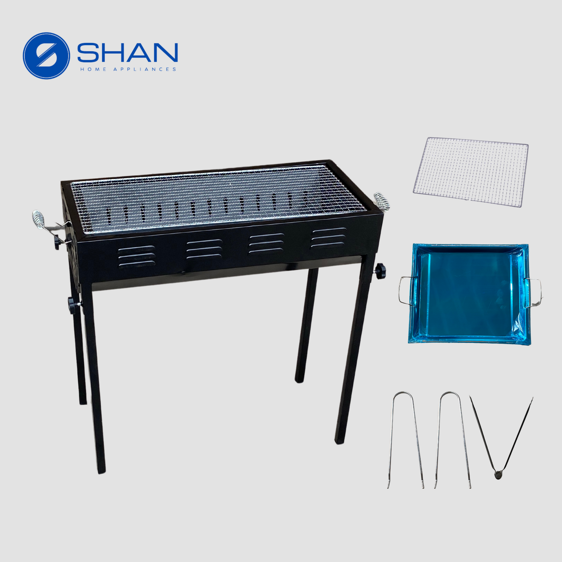 Adjustable BBQ Charcoal Grill (66cm * 30cm * 63.5cm) – Shan Home Appliances