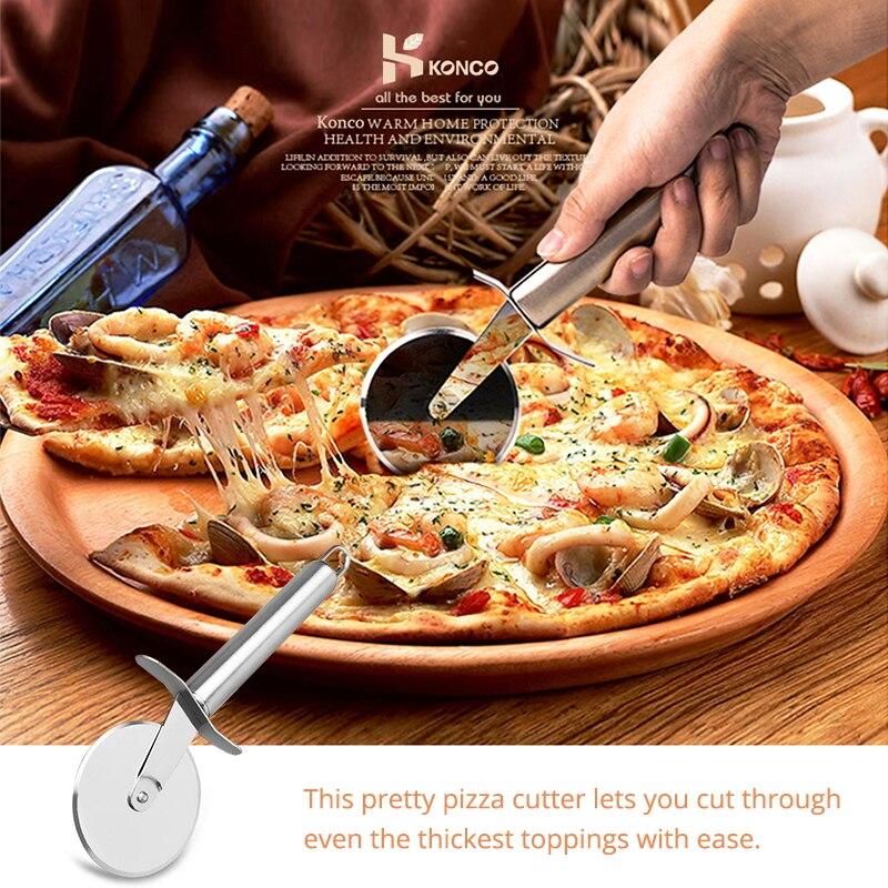 Pizza Cutter stainless steel | Best Pizza slicer Price in Pakistan ...